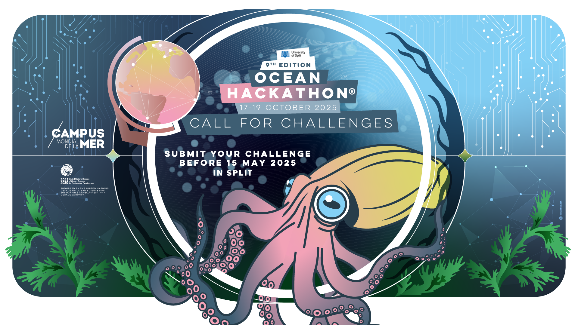 Sveučilište u Splitu - Otvorene prijave za Ocean Hackathon 2025.!
